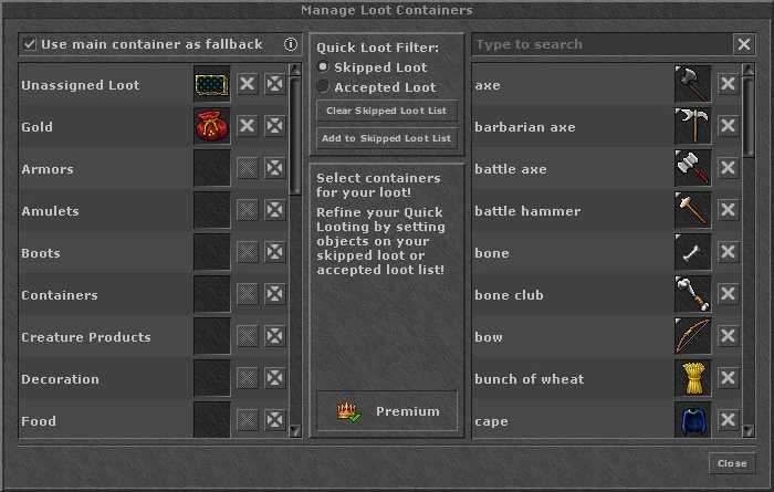 Quick Looting | TibiaWiki | Fandom