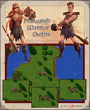 Makeshift Warrior Outfits | TibiaWiki | Fandom