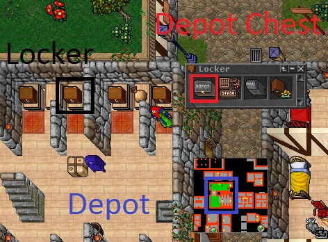 Depot | TibiaWiki | Fandom