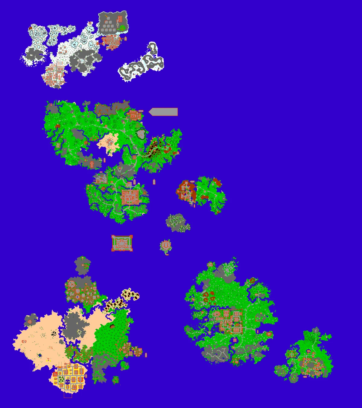 Mapa | Wiki TibiaGun | Fandom