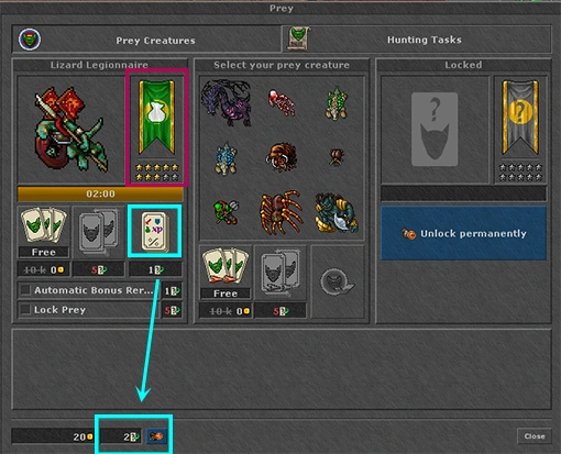 Prey System | Tibialatin Wiki | Fandom