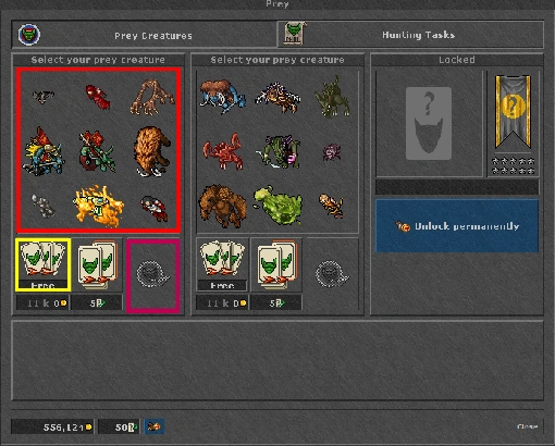 Prey System | Tibialatin Wiki | Fandom