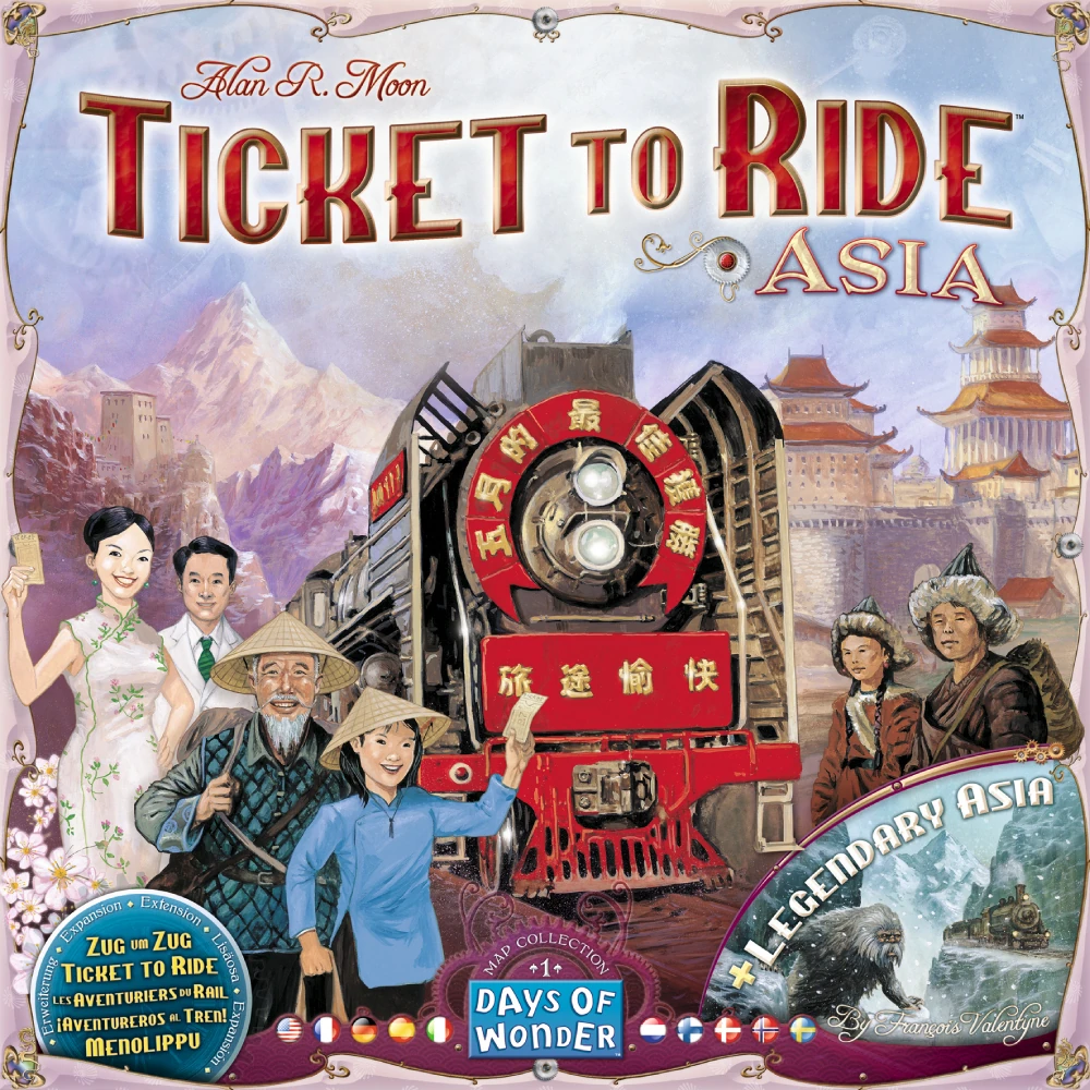 Legendary Asia | Ticket to Ride Wikia | Fandom