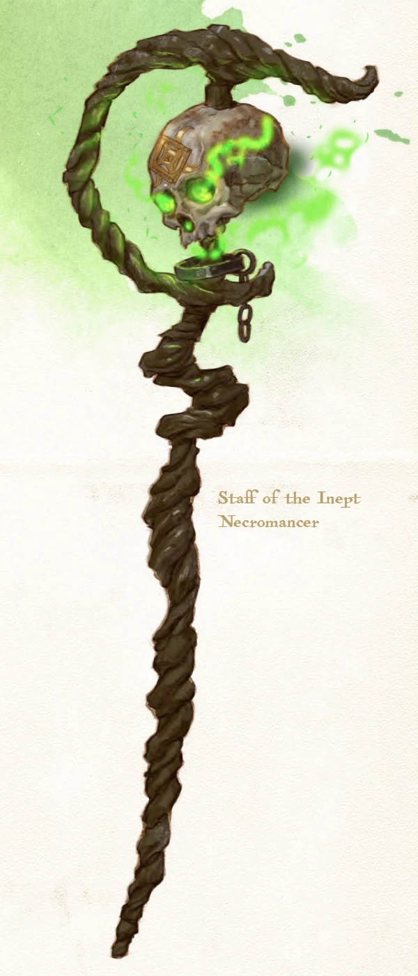 Staff of the Inept Necromancer | Tides of Earthsky Wiki | Fandom