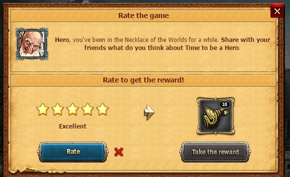 Rate a Game | Time To Be a Hero Wikia | Fandom