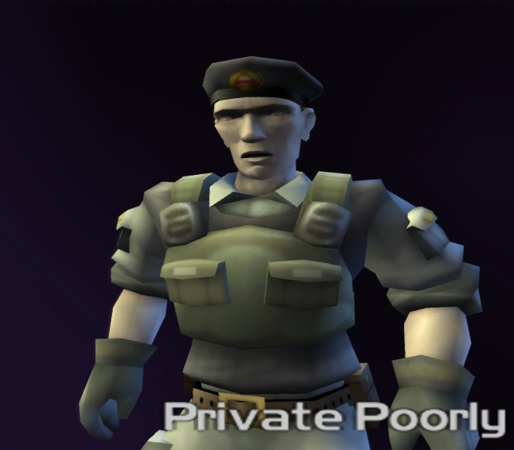Private Poorly | TimeSplitters Wiki | Fandom