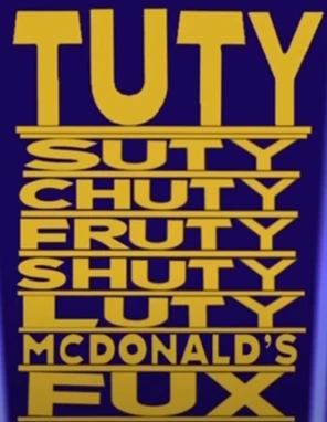 Tuty Suty Chuty Fruty Shuty Luty McDonald's Fux | Timilode On Wiki | Fandom