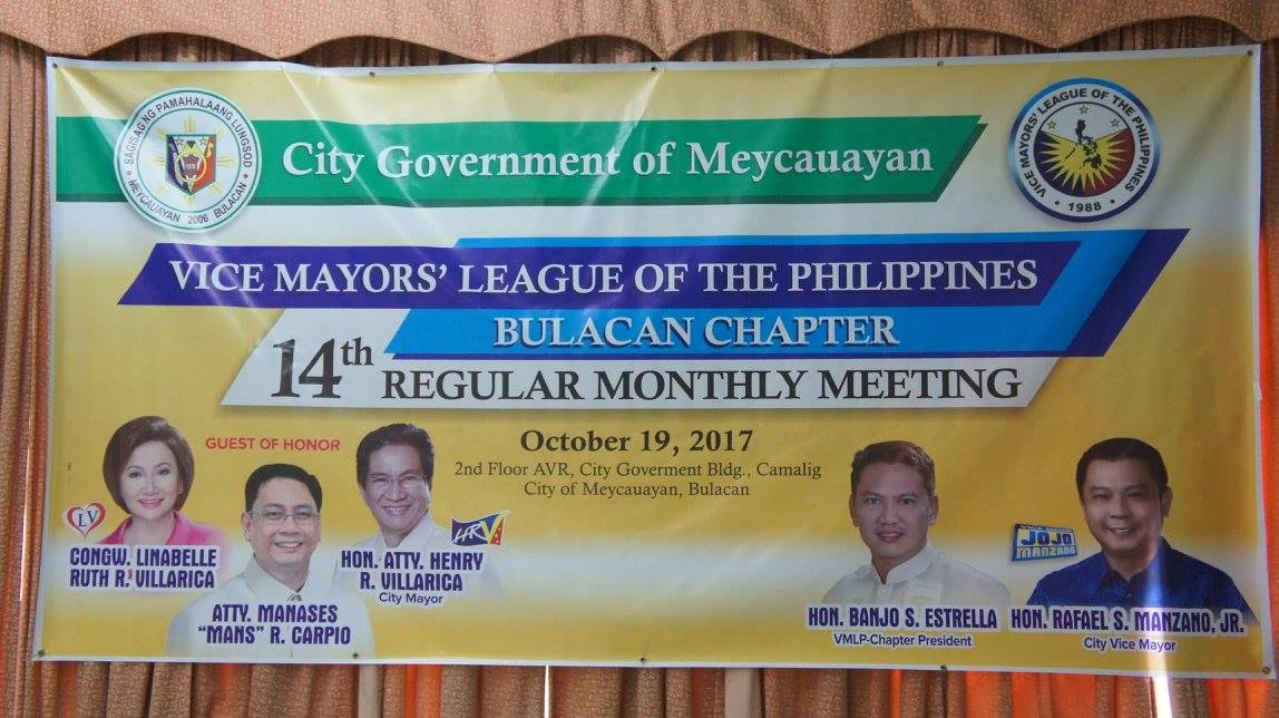 14th Vice Mayors League of Bulacan Monthly Meeting | Till I Met You ...