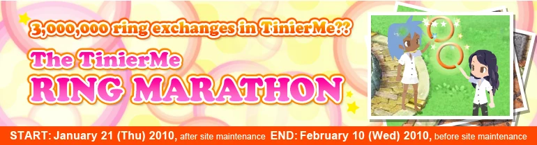 The TinierMe Ring Marathon | TinierMe Wiki | Fandom