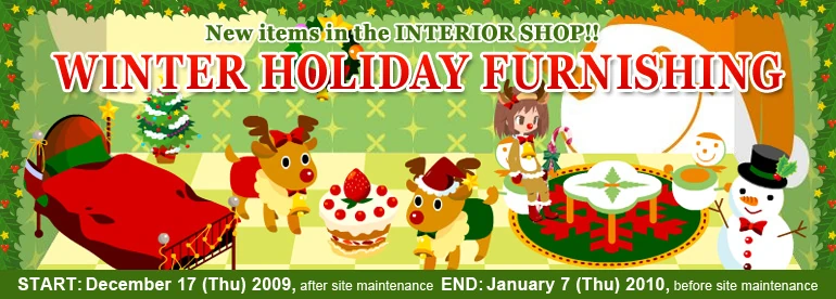 Winter Holiday Furnishing Interior | TinierMe Wiki | Fandom