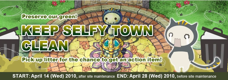 Keep Selfy Town Clean Event | TinierMe Wiki | Fandom