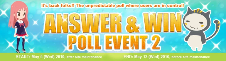 Answer and Win Poll Event 2 | TinierMe Wiki | Fandom