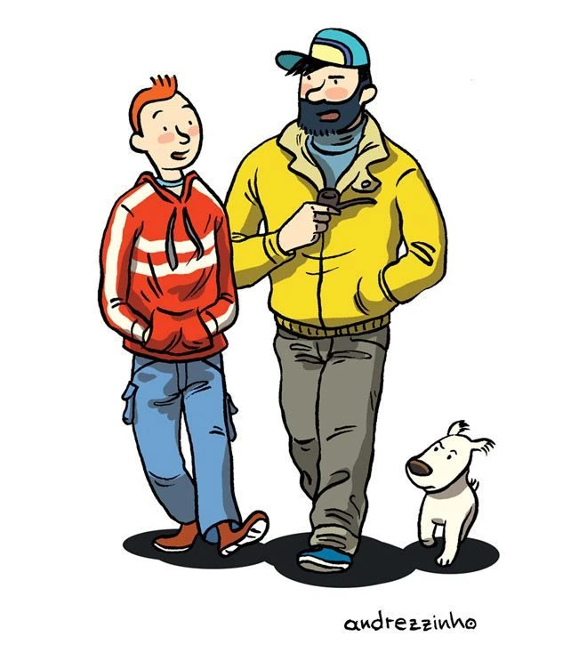 Modern AU | Tintin Fanon Wiki | Fandom
