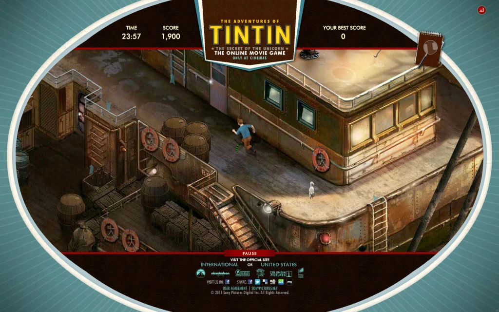 The Adventures of Tintin : The Secret of the Unicorn - The Online Movie ...