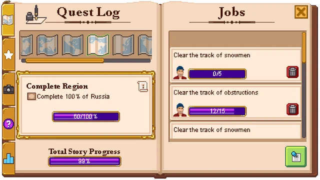 Journal | Tiny Rails Wiki | Fandom