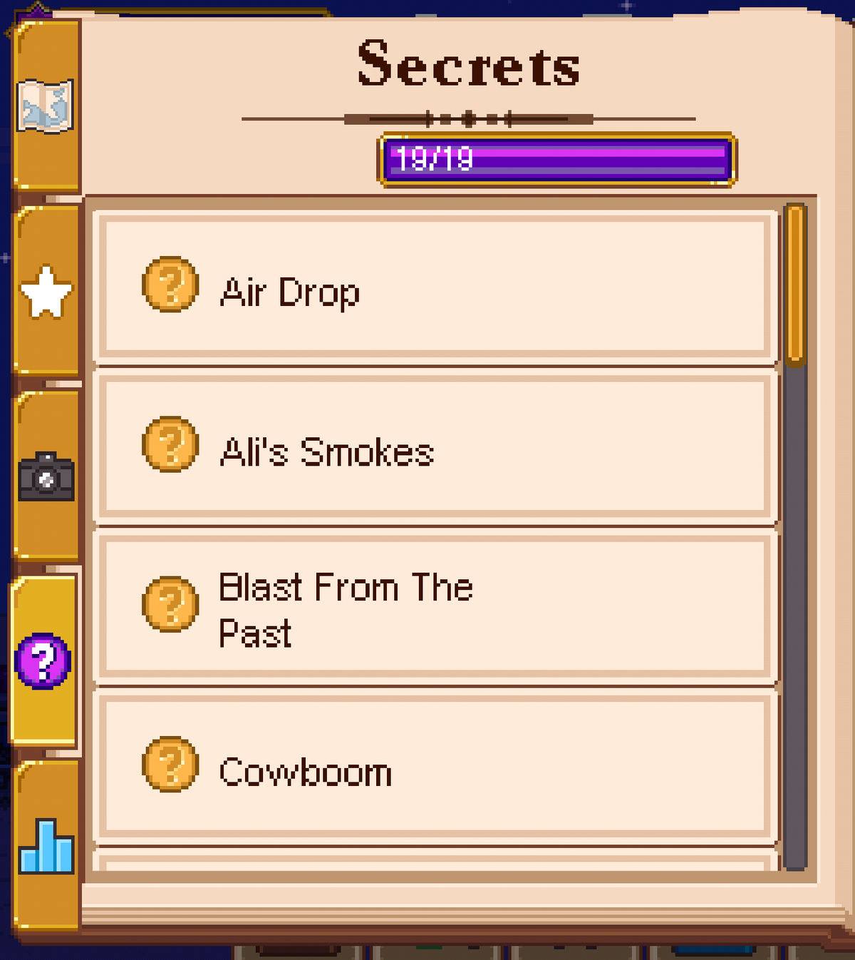 Secrets | Tiny Rails Wiki | Fandom