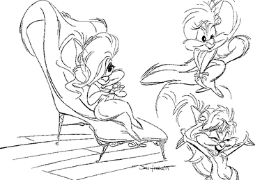 fifi la fume coloring pages