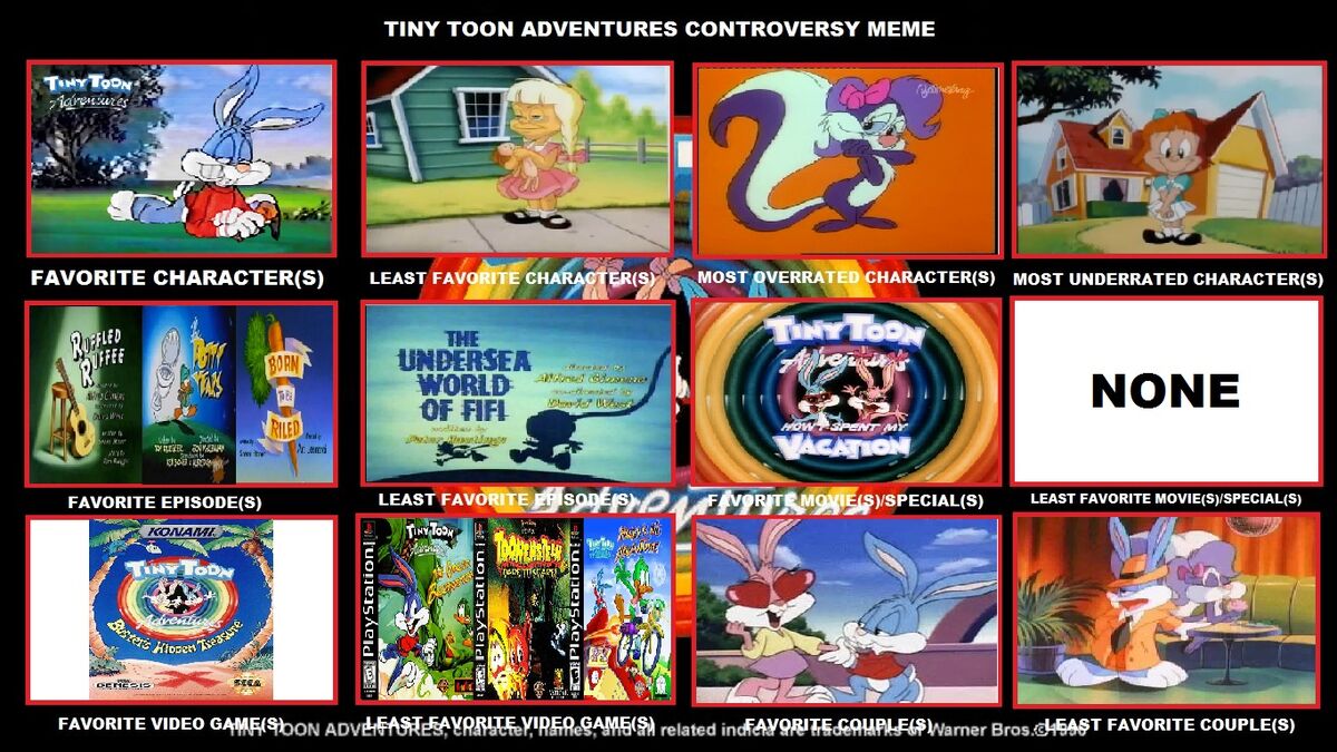 User blog:FlyingDuckManGenesis/My Tiny Toon Adventures Controversy Meme ...