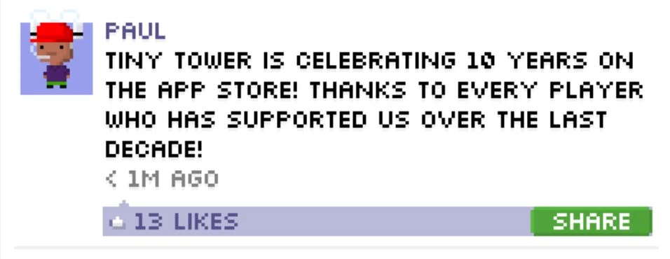 Version Updates | Tiny Tower Wiki | Fandom