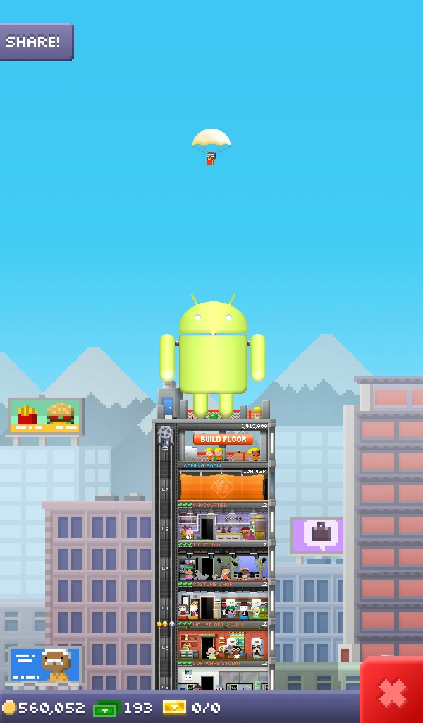 Parachute | Tiny Tower Wiki | Fandom