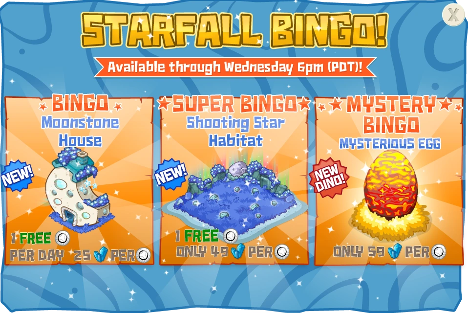 Starfall Bingo: March 2014 | TinyVillageUncut Wiki | Fandom