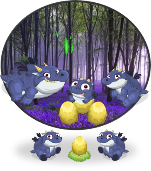 Onyx Dragon or Azure Plump Dragon | TinyVillageUncut Wiki | Fandom