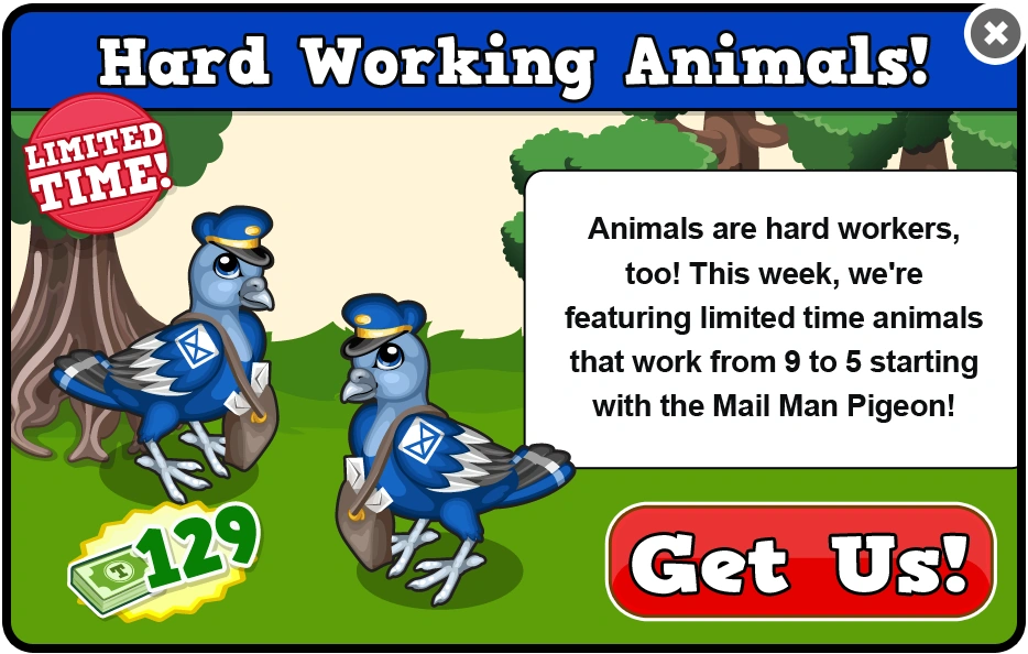 Mail Man Pigeon | Tiny Zoo Wiki | Fandom