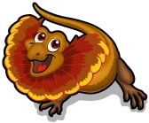 Frilled Lizard (Outback) | Tiny Zoo Wiki | Fandom