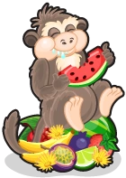 Lopburi Monkey | Tiny Zoo Wiki | Fandom