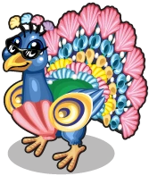 Seashell Peacock | Tiny Zoo Wiki | Fandom
