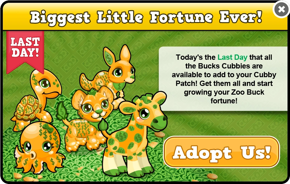 User blog:BazingaZoo/Cash Cubbies Complete | Tiny Zoo Wiki | Fandom