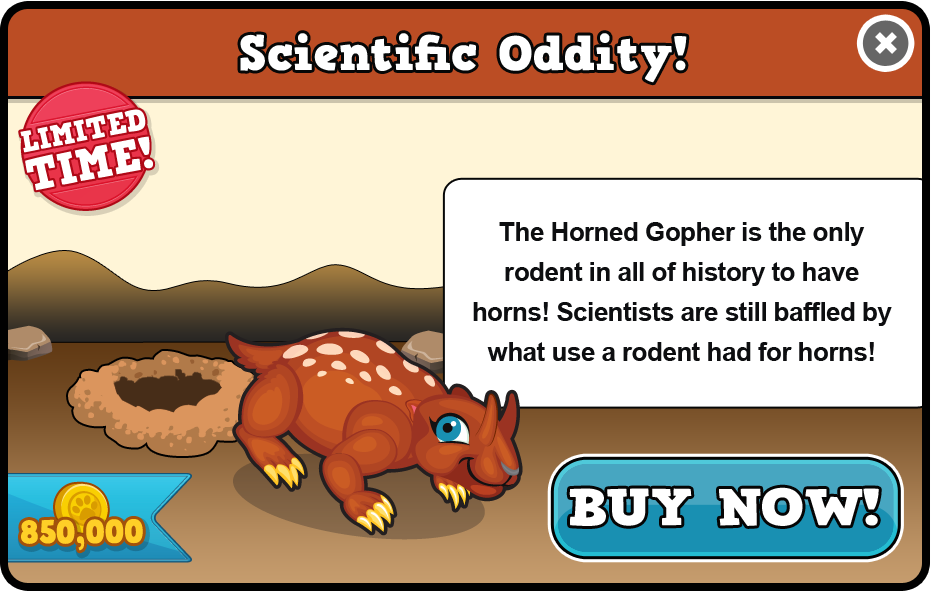 Horned Gopher | Tiny Zoo Wiki | Fandom