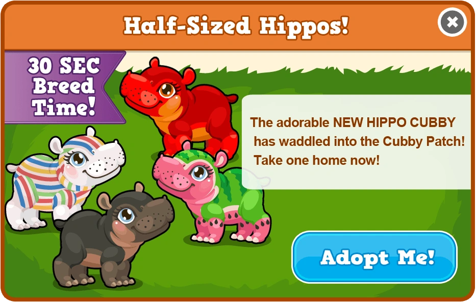 Cubby Hippo | Tiny Zoo Wiki | Fandom