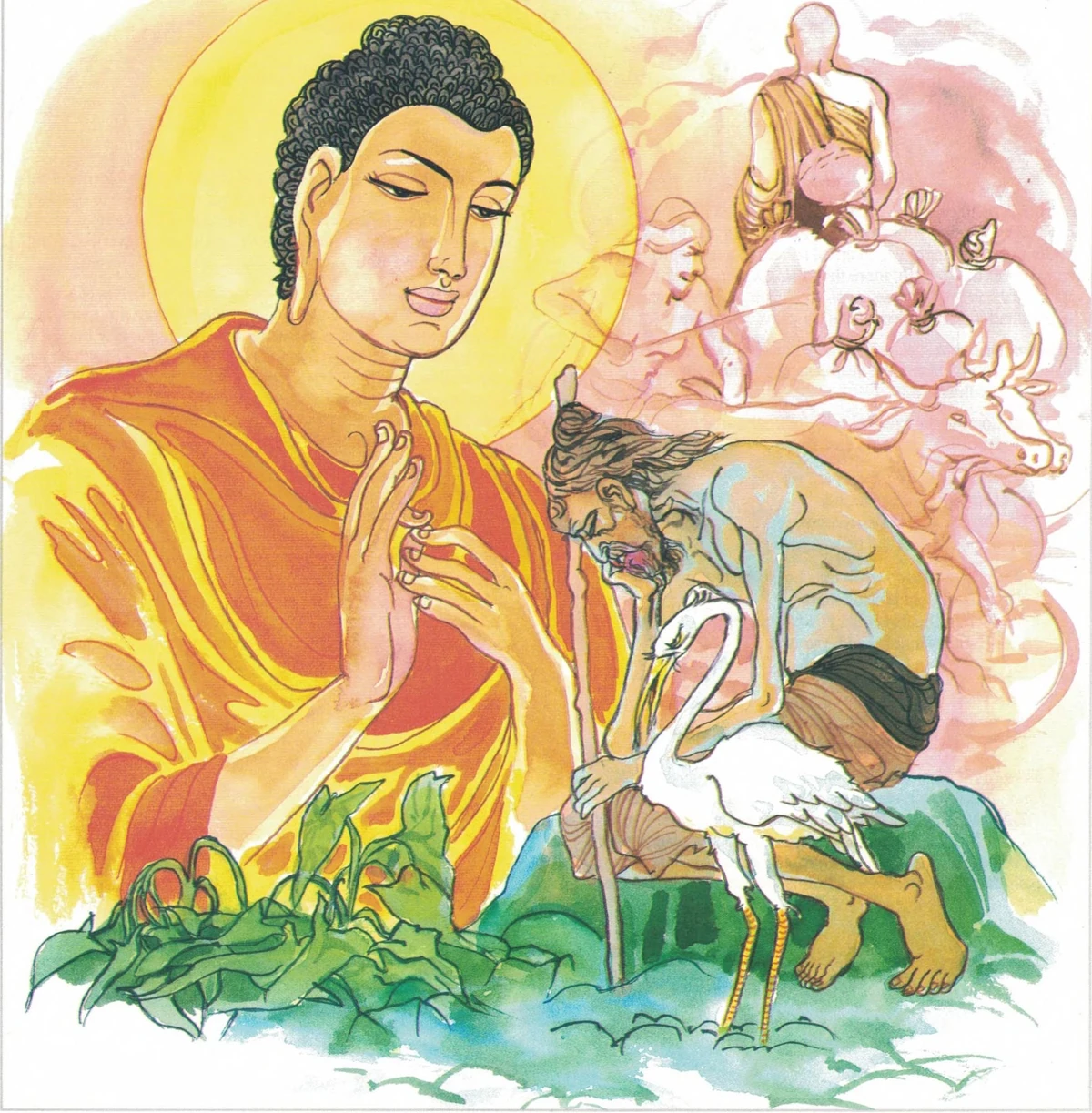 Dhammapada Verses 155 and 156 - Mahadhanasetthiputta Vatthu ...