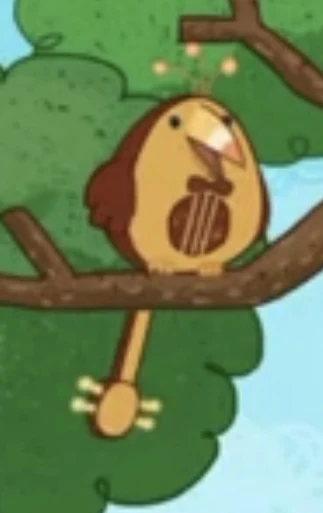 Guitar bird | Tish and Tash Wiki | Fandom