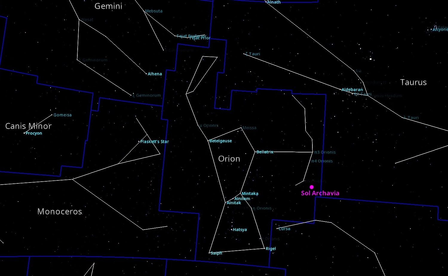 What Are Constellations Near Orion