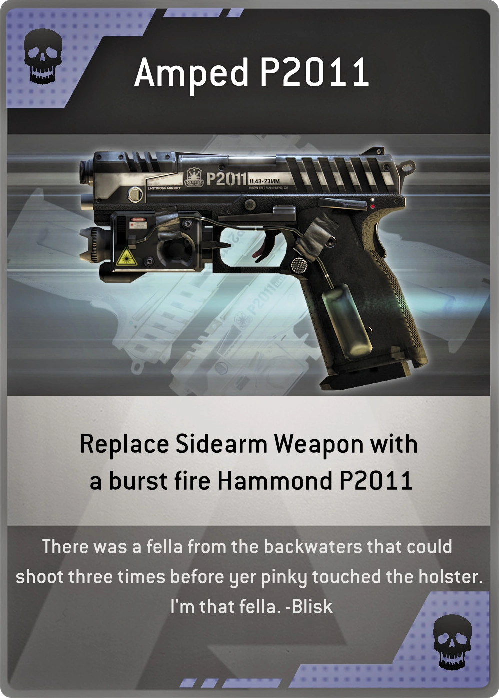 Amped P2011 | Titanfall Wiki | Fandom