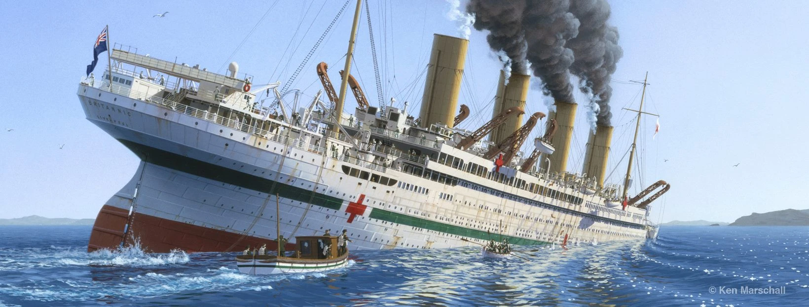 britannic sinking date