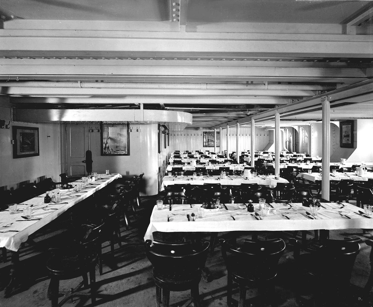 Third Class Dining Saloon | Titanic Wiki | Fandom
