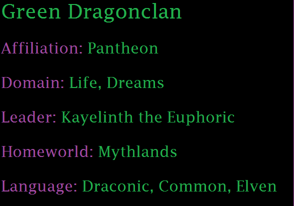 Veridian Dragonclan | Titanism Wiki | Fandom