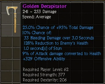 Golden Decapitator | Titan Quest Wiki | Fandom