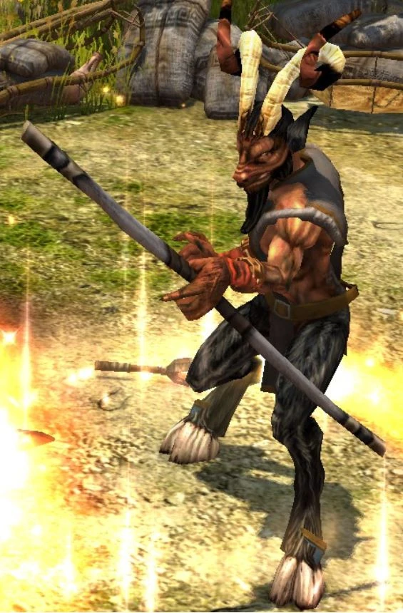 Dunkler Satyr ~ Schamane (Questgegner) | Titan Quest Wiki | Fandom