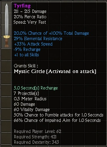 Tyrfing | Titan Quest Wiki | Fandom