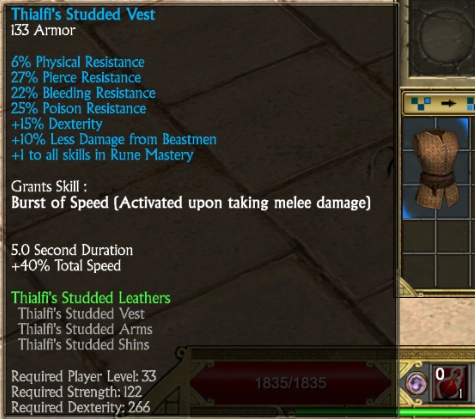 Thialfi's Studded Vest | Titan Quest Wiki | Fandom