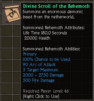 Divine Scroll of the Behemoth | Titan Quest Wiki | Fandom