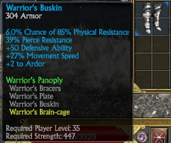 Warrior's Buskin | Titan Quest Wiki | Fandom