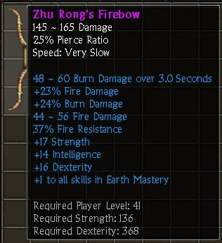 Zhu Rong's Firebow | Titan Quest Wiki | Fandom