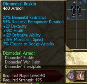 Diomedes' Buskin | Titan Quest Wiki | Fandom