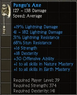 Pangu's Axe | Titan Quest Wiki | Fandom