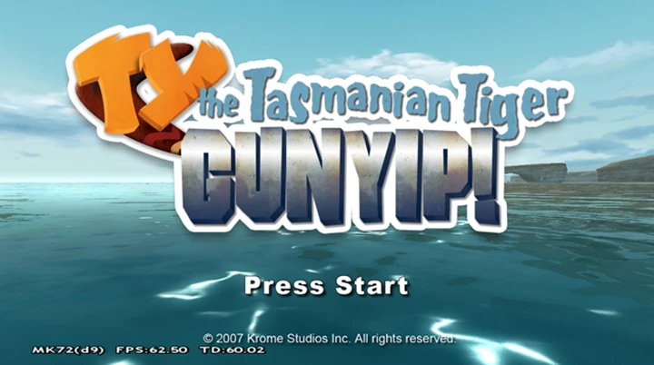 TY The Tasmanian Tiger: Gunyip! | The Title Screens Wiki | Fandom